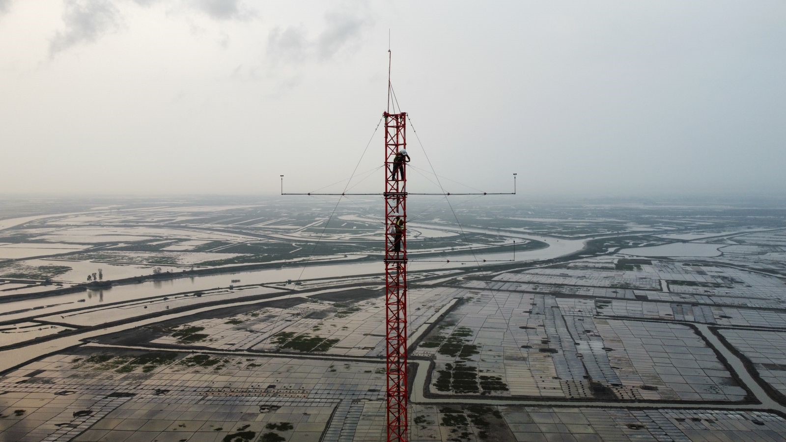 120-meter MET tower Dulhajra, Chakaria - Global Renewable Energy Ltd.